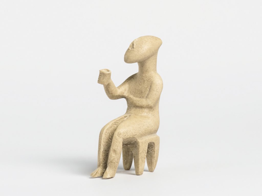 The "Cup-Bearer" Seated Figurine - Museum of Cycladic Art